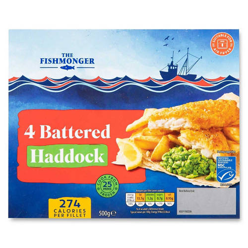 Battered Haddock 4 Pack | ALDI UK